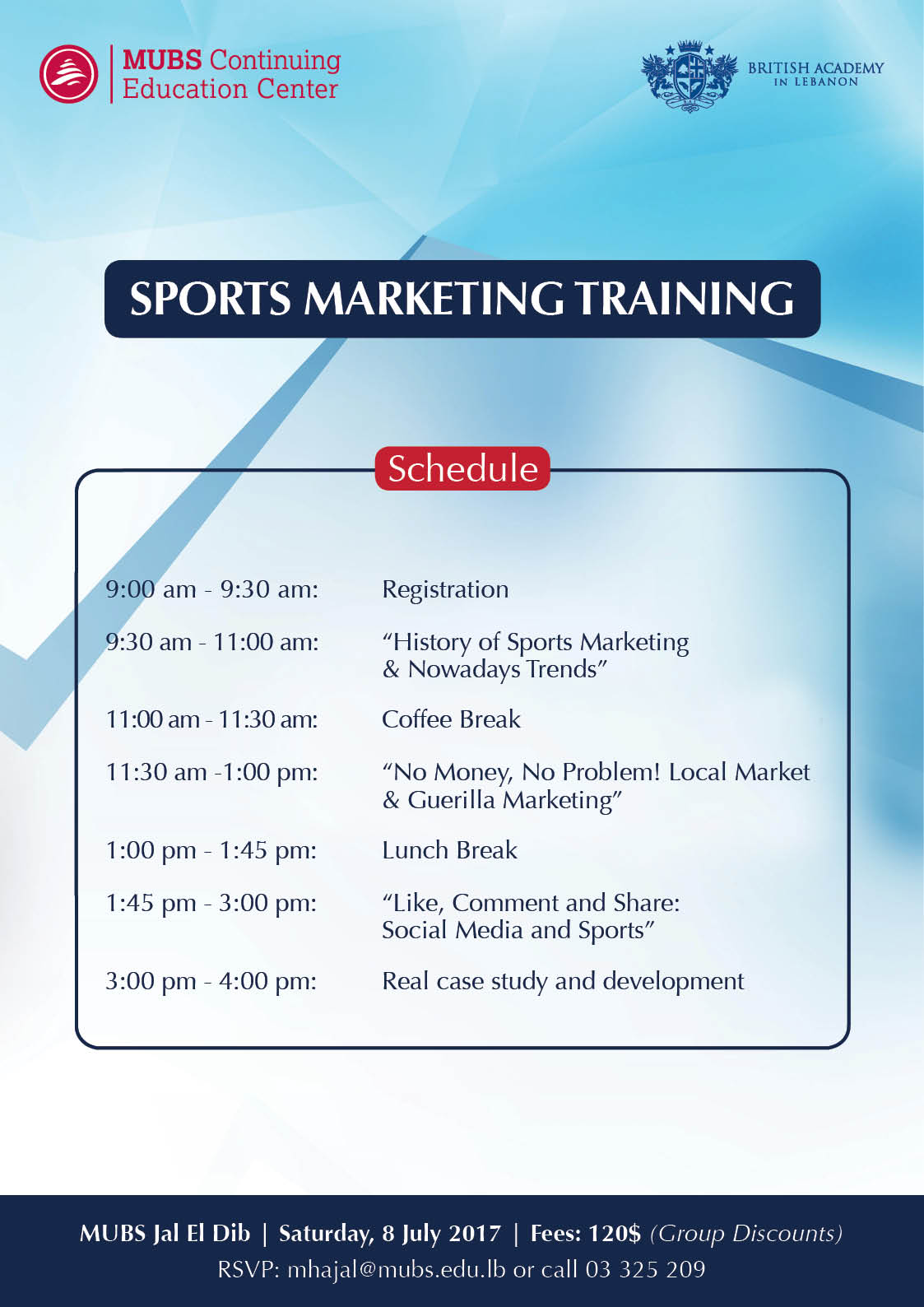 Sports Marketing Training - Modern University for Business & Science ...